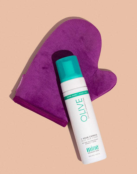 Olive Self Tanning Foam | Green Base Self Tanner | MineTan USA